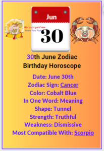 June 30 Zodiac (Cancer) Birthday Horoscope 2025 Guide