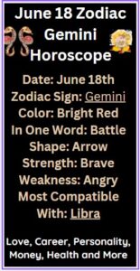 June 18 Zodiac Gemini Birthday Horoscope - Your 2025 Guide