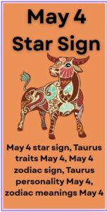 May 4 Star Sign: Taurus Traits and Personality Birthdays [2025]
