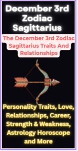 The December 3rd Zodiac Sagittarius Traits And Relationships